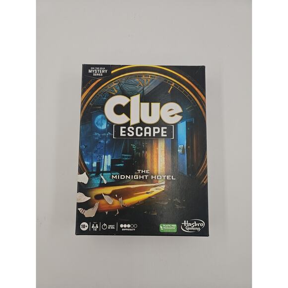 Hasbro Gaming | Games | Clue Escape The Midnight Hotel Board Game ...